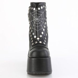 Shoes | Platform Spider Web High Heel Gothic Lace Up Boots | Poshmark